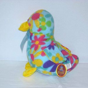 CALPLUSH | Toys | Calplush Colorful Floral Plush Duck New | Poshmark